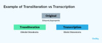 Translation vs Transliteration vs Transcription Differences